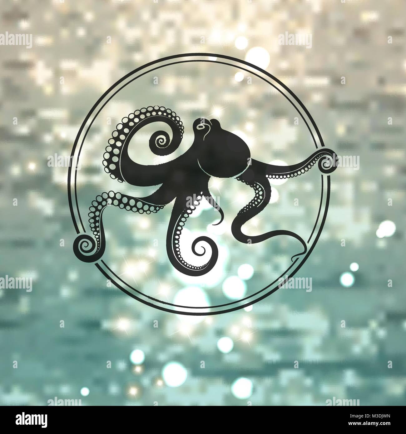 Octopus Logo Vector Stockfotos und -bilder Kaufen - Alamy
