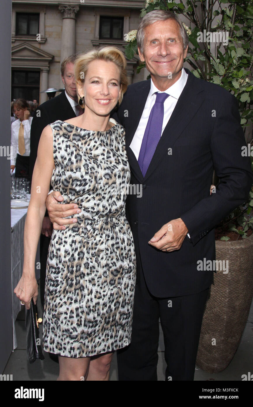 Julia Jaekel And Ulrich Wickert Stockfotos und -bilder Kaufen - Alamy