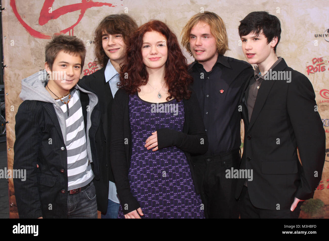 Premiere, Die Rote Zora, Hamburg Cinemaxx, 13.01.2008, Pascal Andres, David Berton, Linn Reusse ...