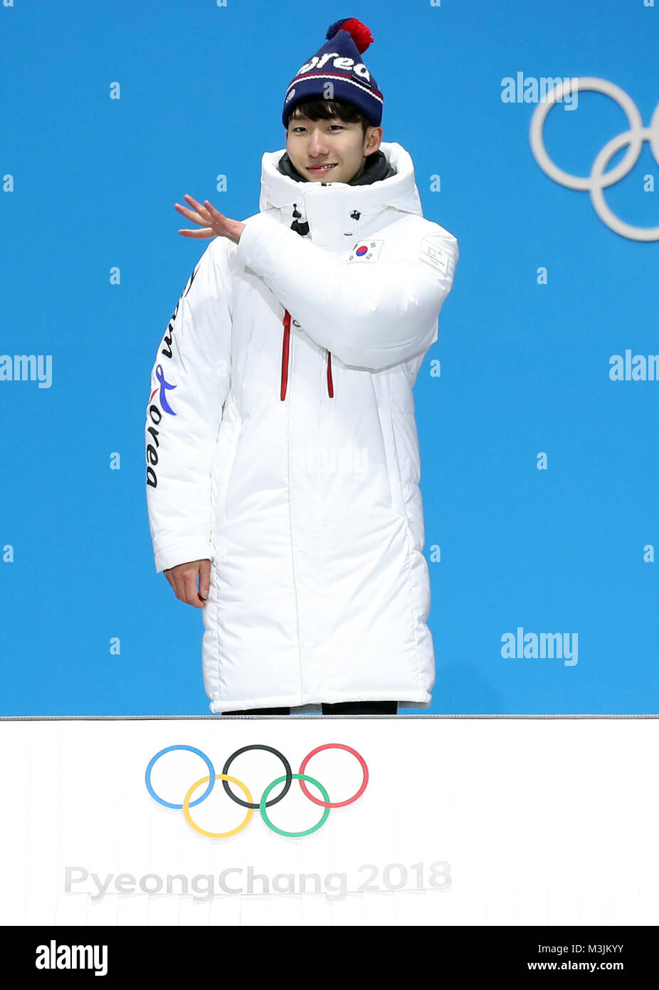 Seoul, Südkorea. 12 Feb, 2018. S Korean Short Track Skating champion ...