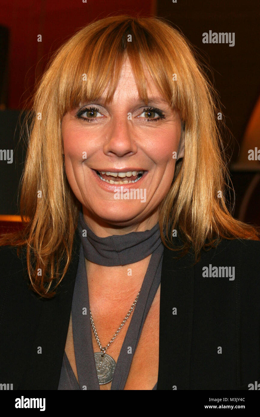 Markus Lanz, 01.07.2008, Moderatorin Kim Fisher Stockfotografie - Alamy