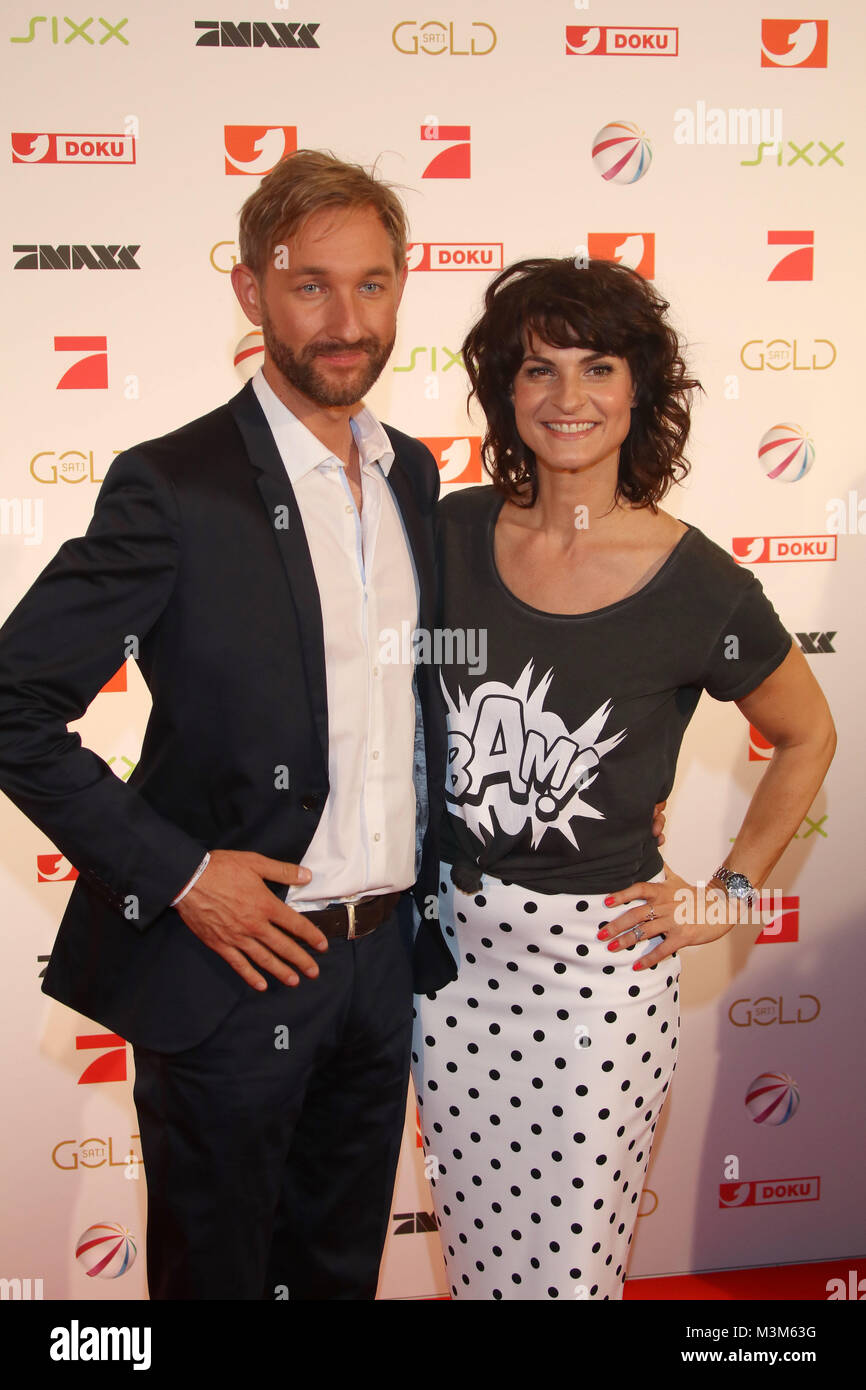 Daniel Boschmann, Marlene Lufen, Jahrespressekonferenz JPP ProSiebenSat ...
