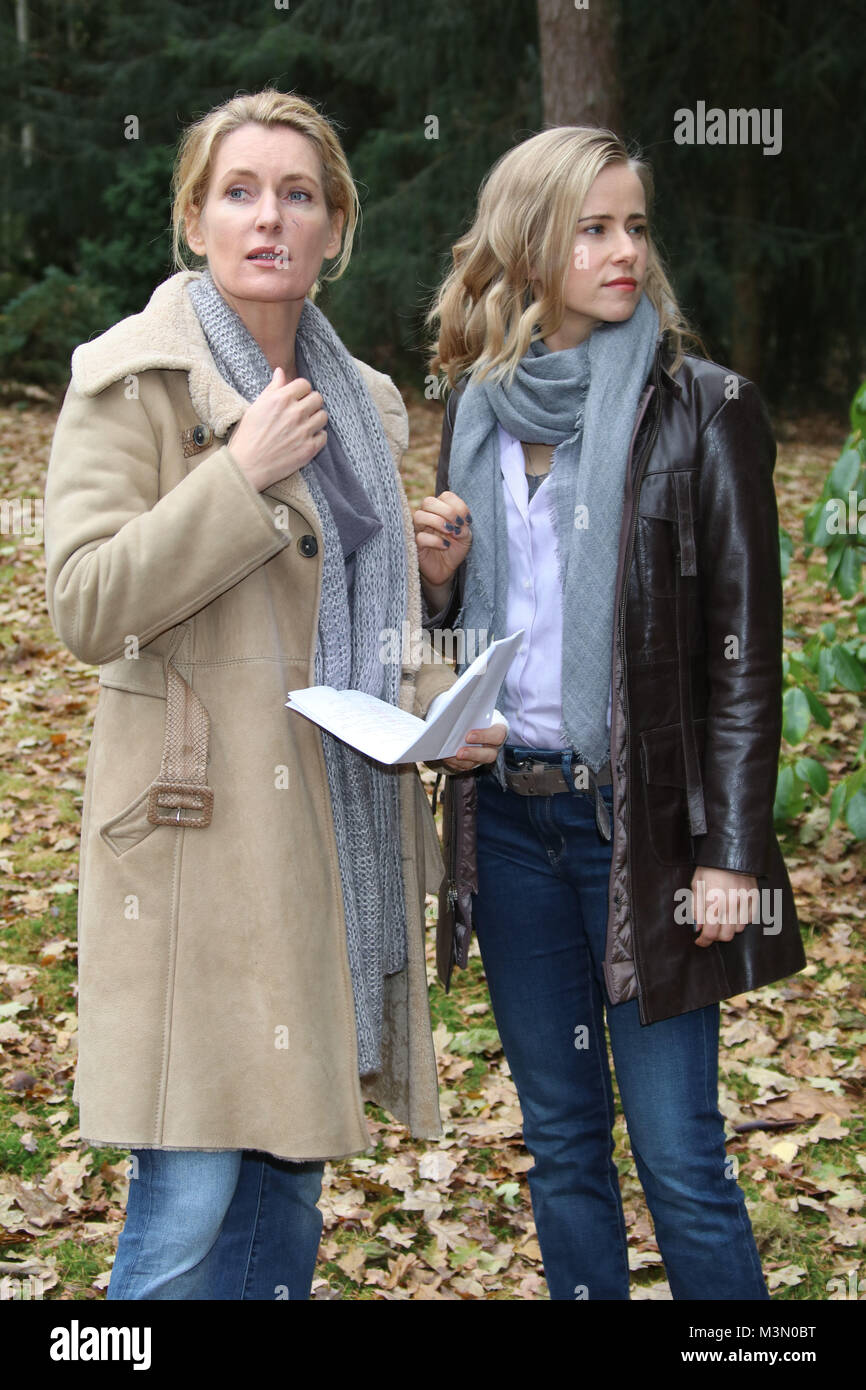 Maria Furtwängler, Susanne Bormann, Dreharbeiten am Set von "Tatort ...