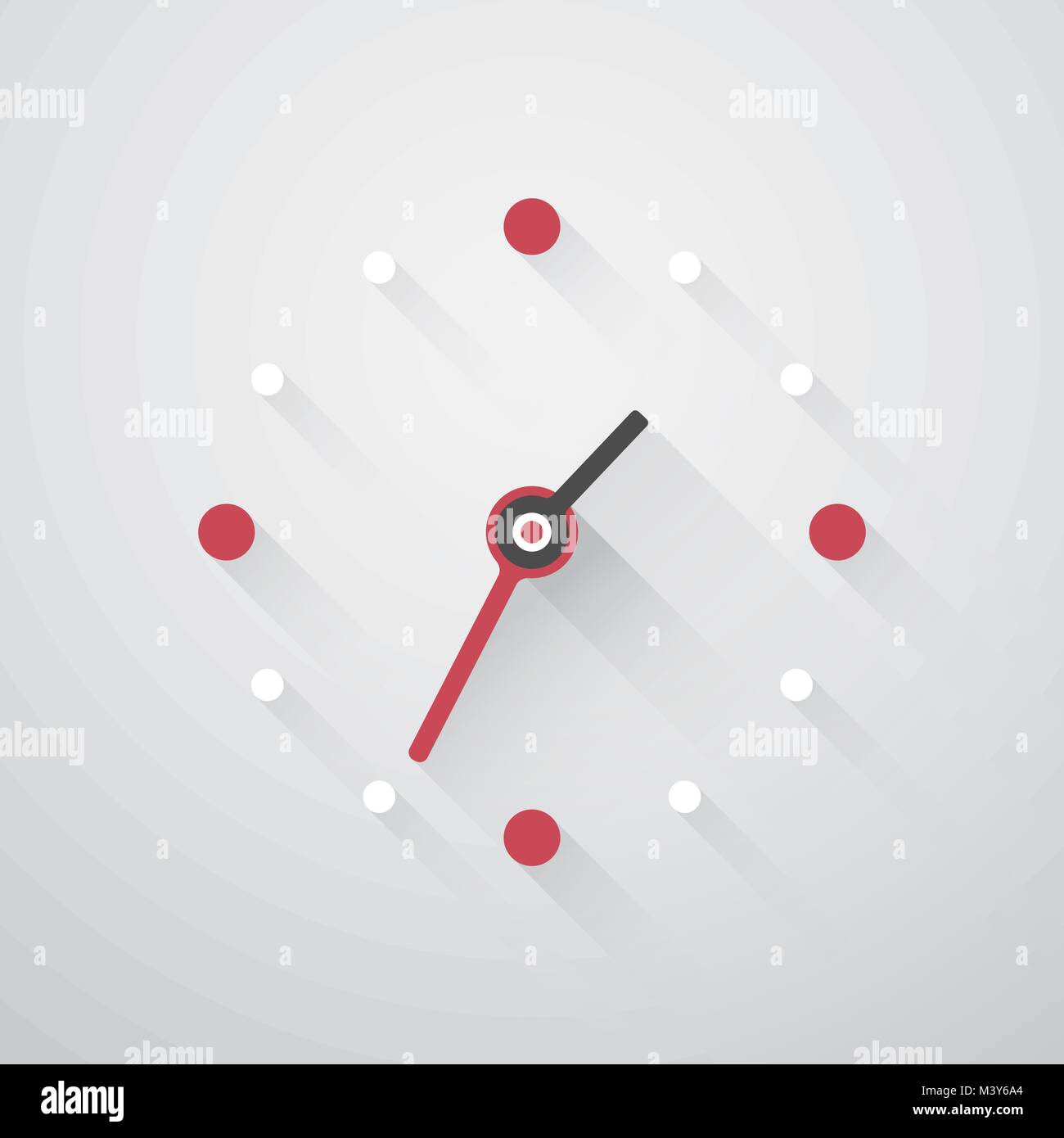 Punkt stundenzeiger Stock-Vektorgrafiken kaufen - Alamy