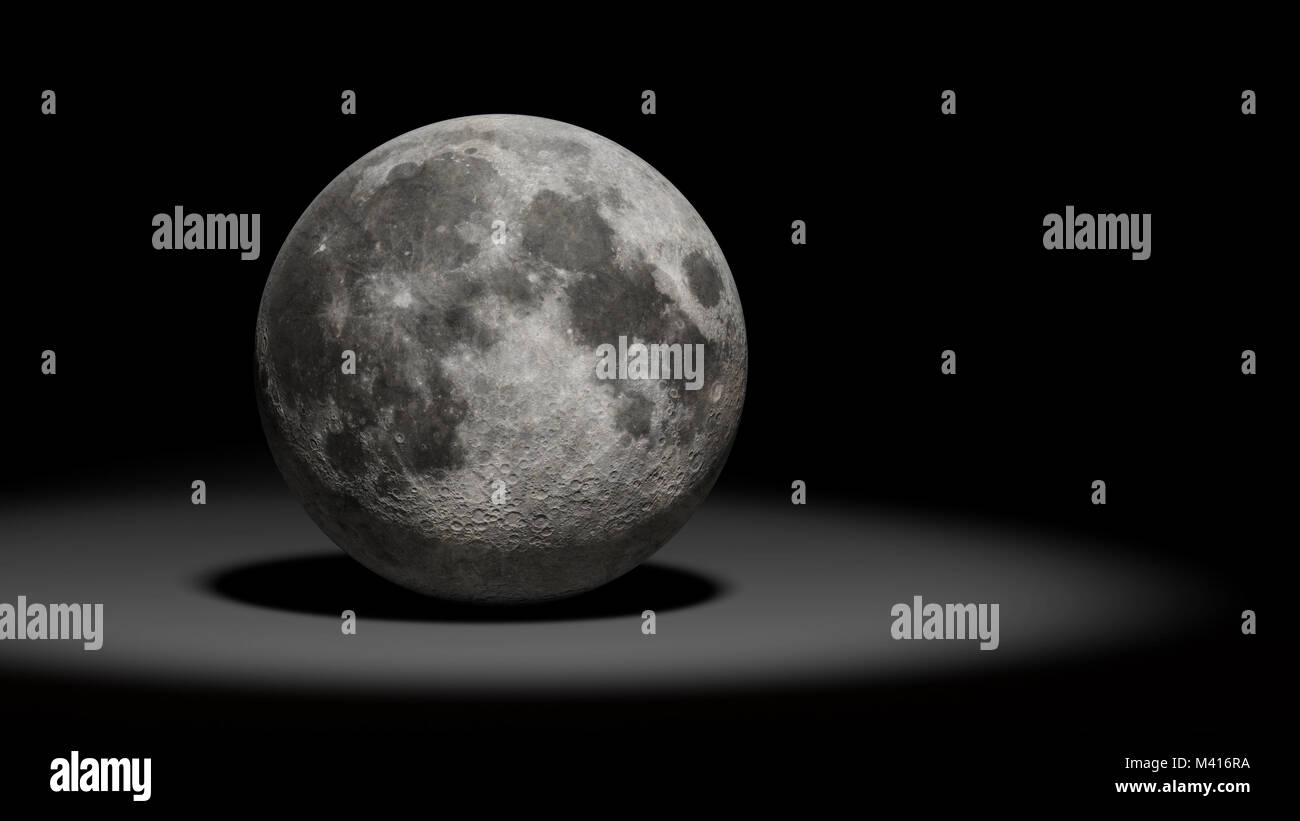 Der Mond, der Planet Erde Mond, Solar System eingestellt ...