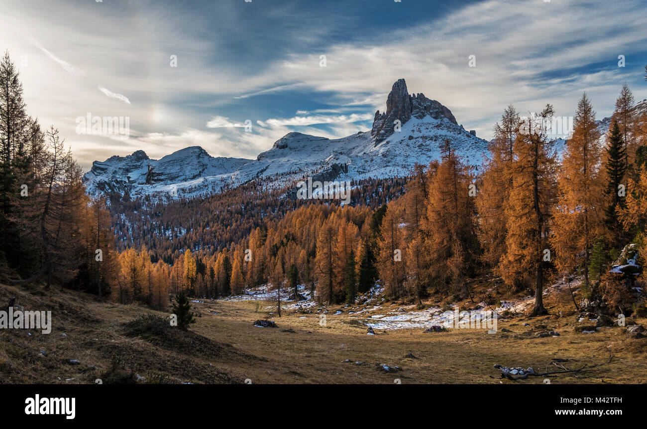 Becco di mezzodi, Croda da Lago, Cortina d'Ampezzo, Belluno, Venetien ...