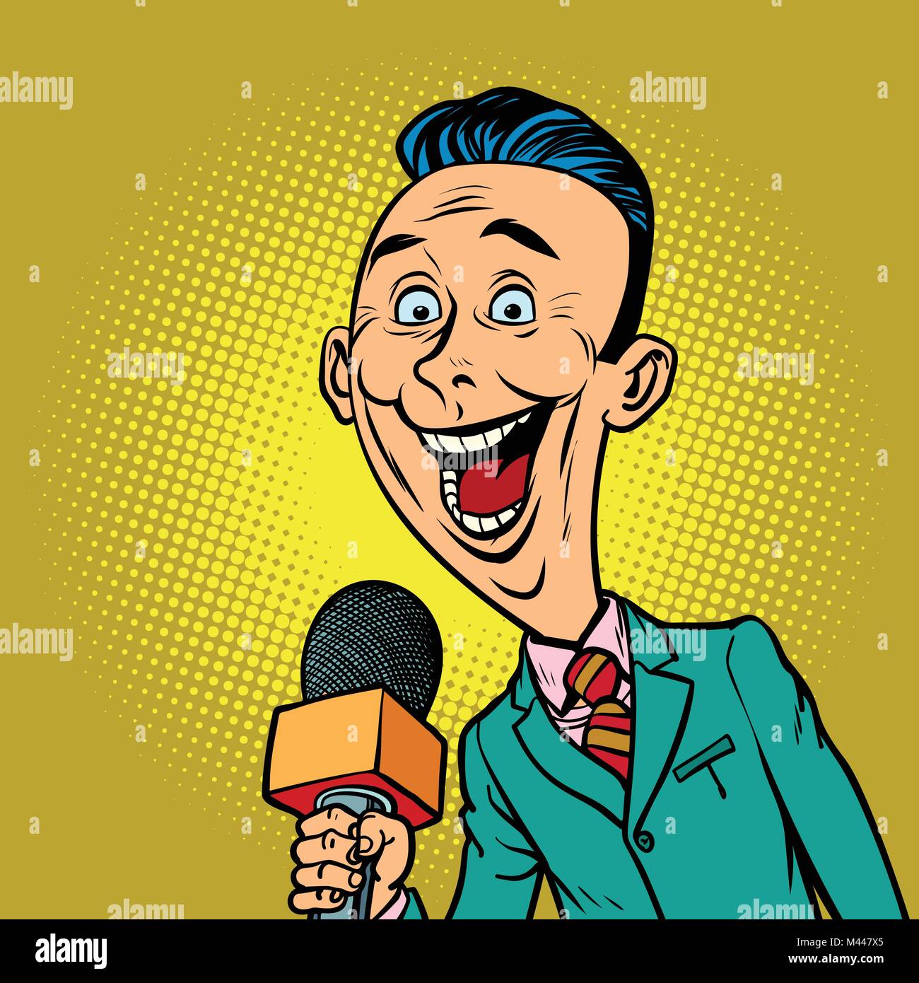 Radio reporter Stock-Vektorgrafiken kaufen - Alamy