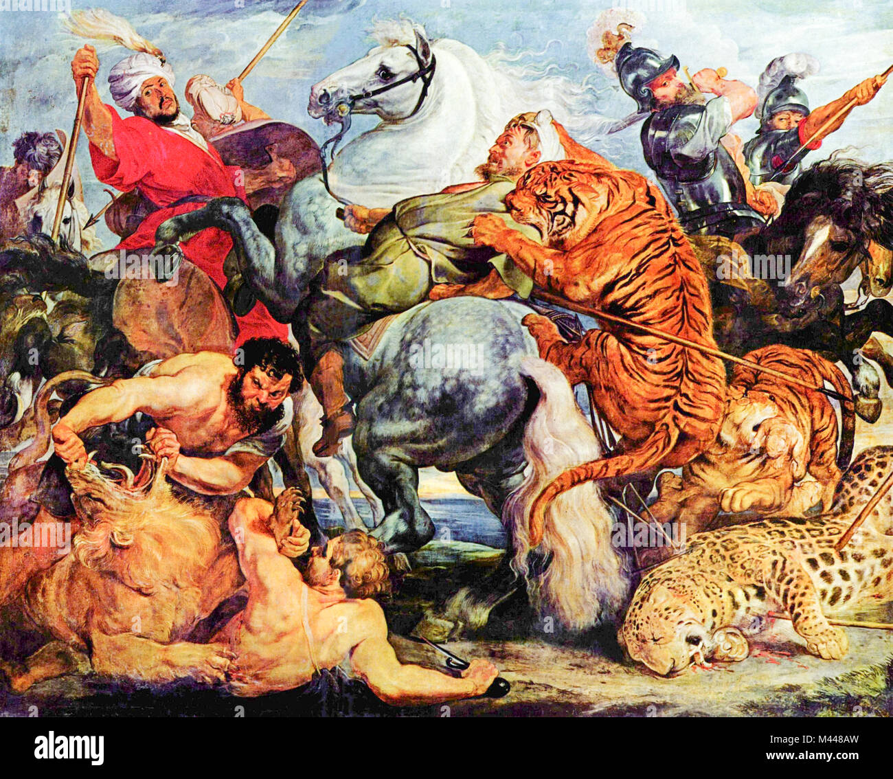 Die tigerjagd -Fotos und -Bildmaterial in hoher Auflösung – Alamy