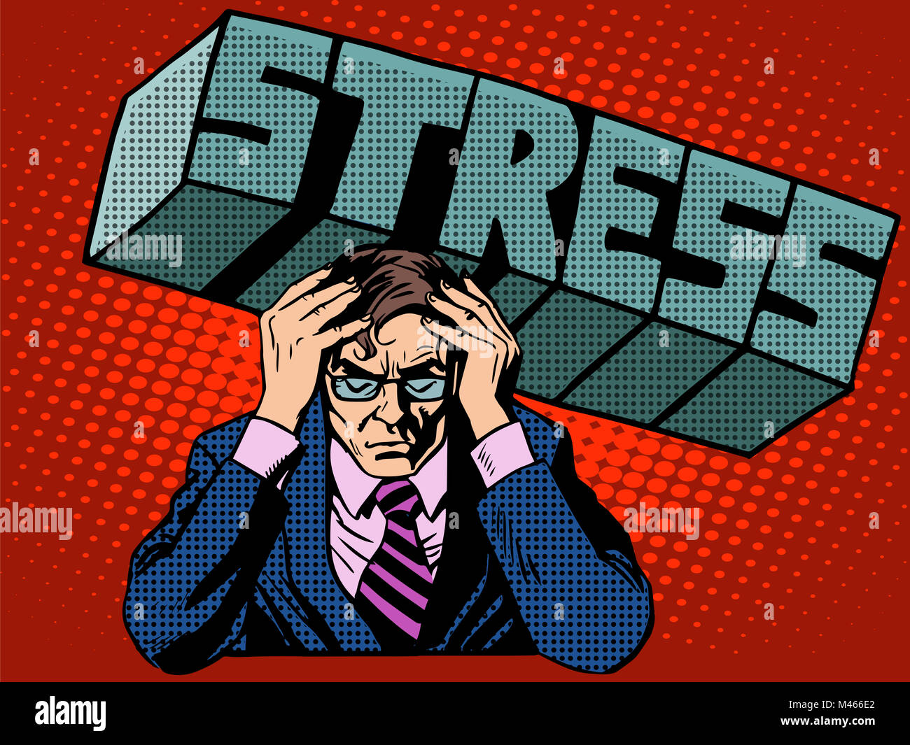 Comic stress -Fotos und -Bildmaterial in hoher Auflösung – Alamy