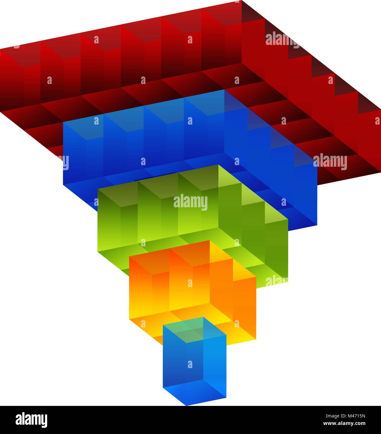 Trichter infografik Stock-Vektorgrafiken kaufen - Alamy