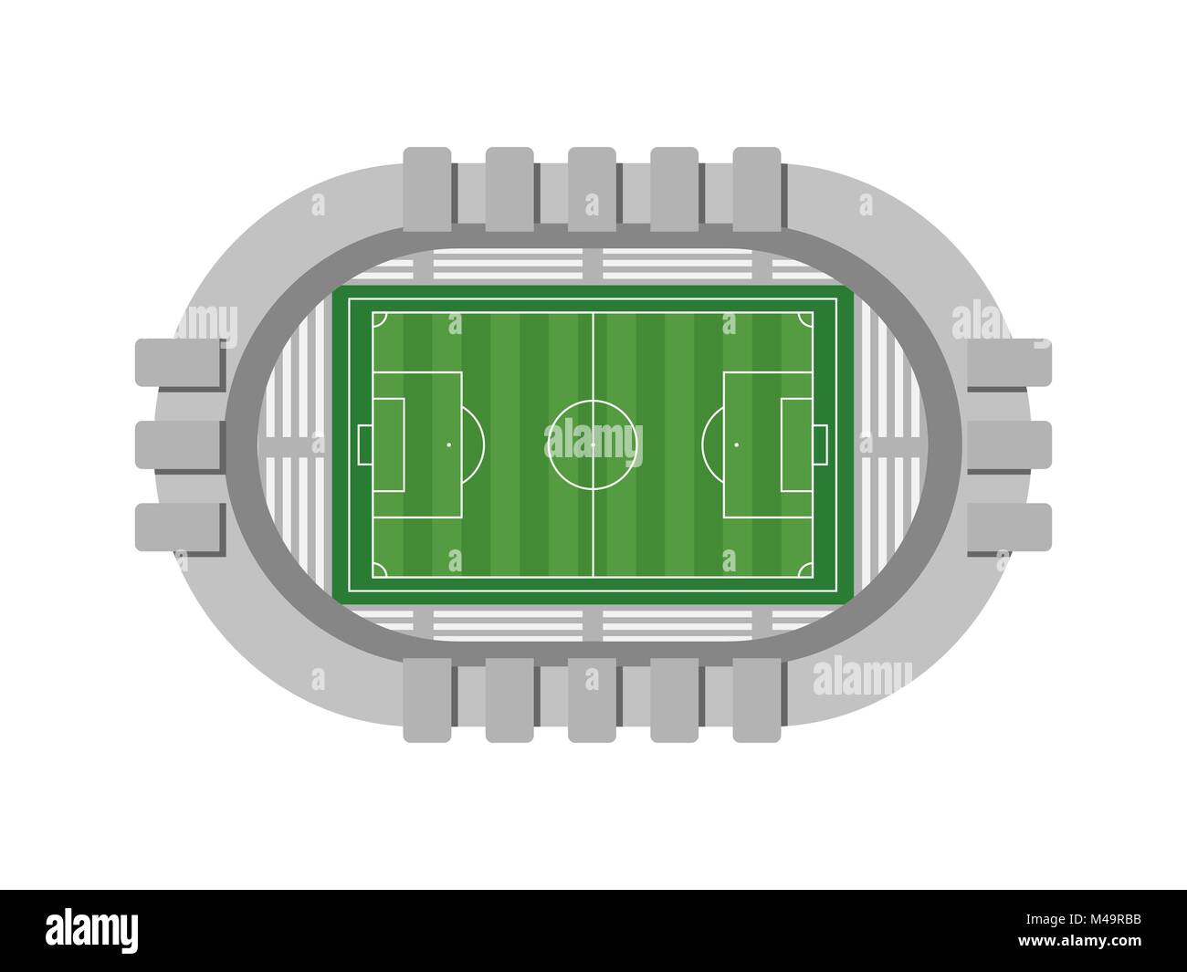 Football stadium architecture Stock-Vektorgrafiken kaufen - Alamy