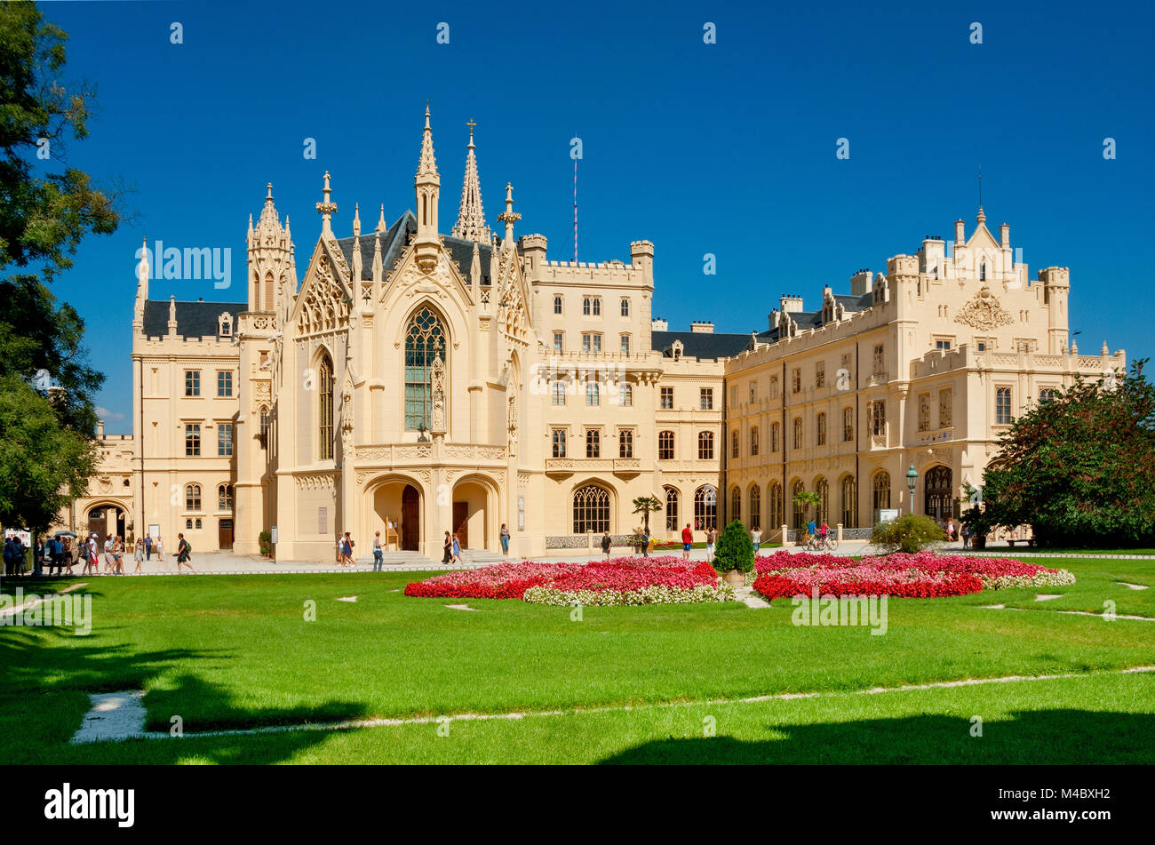 Lednice Palace, dem ehemaligen Liechtenstein Sommerresidenz, Lednice ...