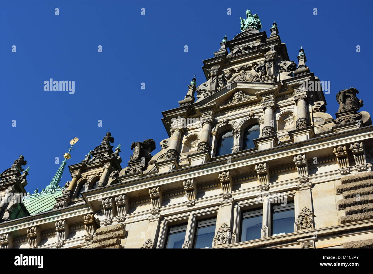 Hamburger Rathaus (City Hall oder Rathaus) in Deutschland ...