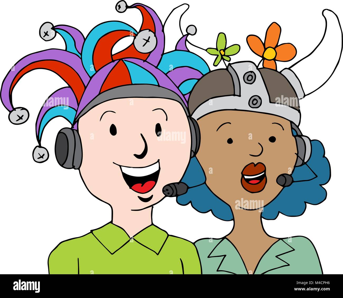 People wearing hats Stock-Vektorgrafiken kaufen - Alamy