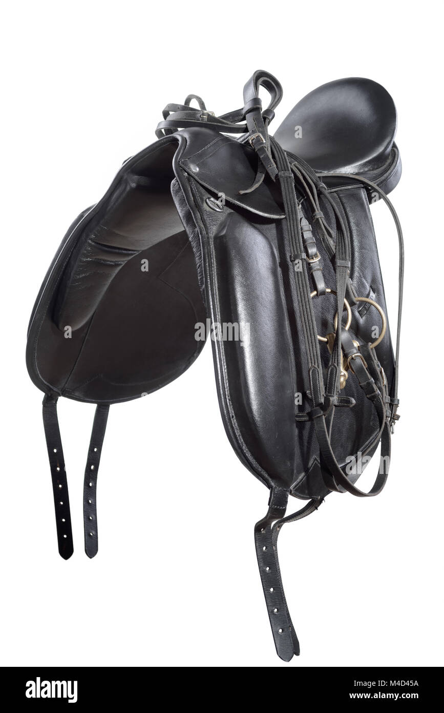 Brauner sattel Ausgeschnittene Stockfotos und -bilder - Alamy