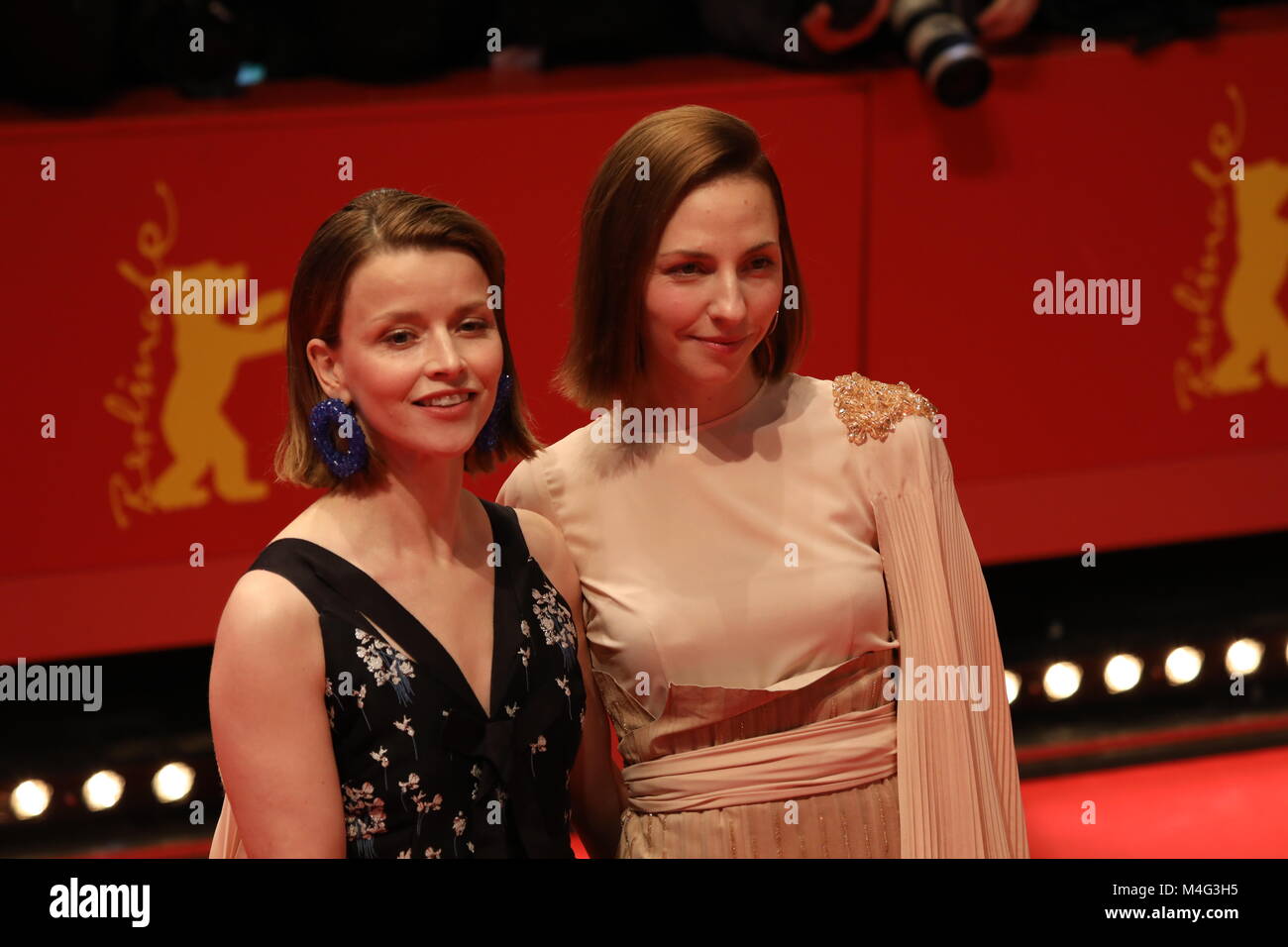 Berlin, Deutschland. 16. Februar, 2018. Karoline Schuch, Katharina ...