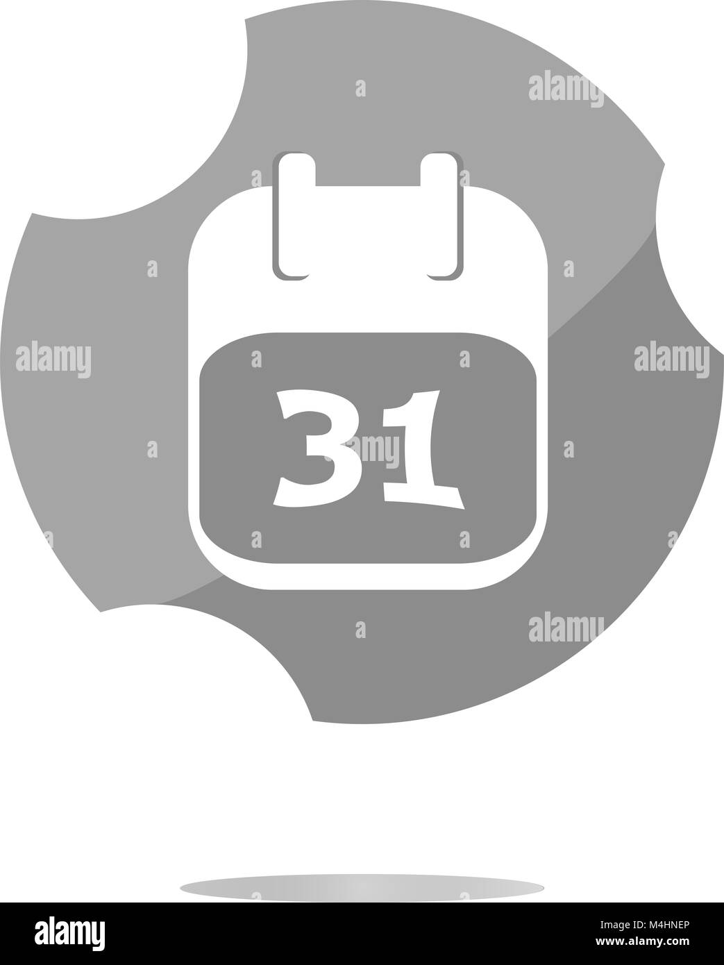 Kalender piktogramm Schwarzweiß-Stockfotos und -bilder - Alamy