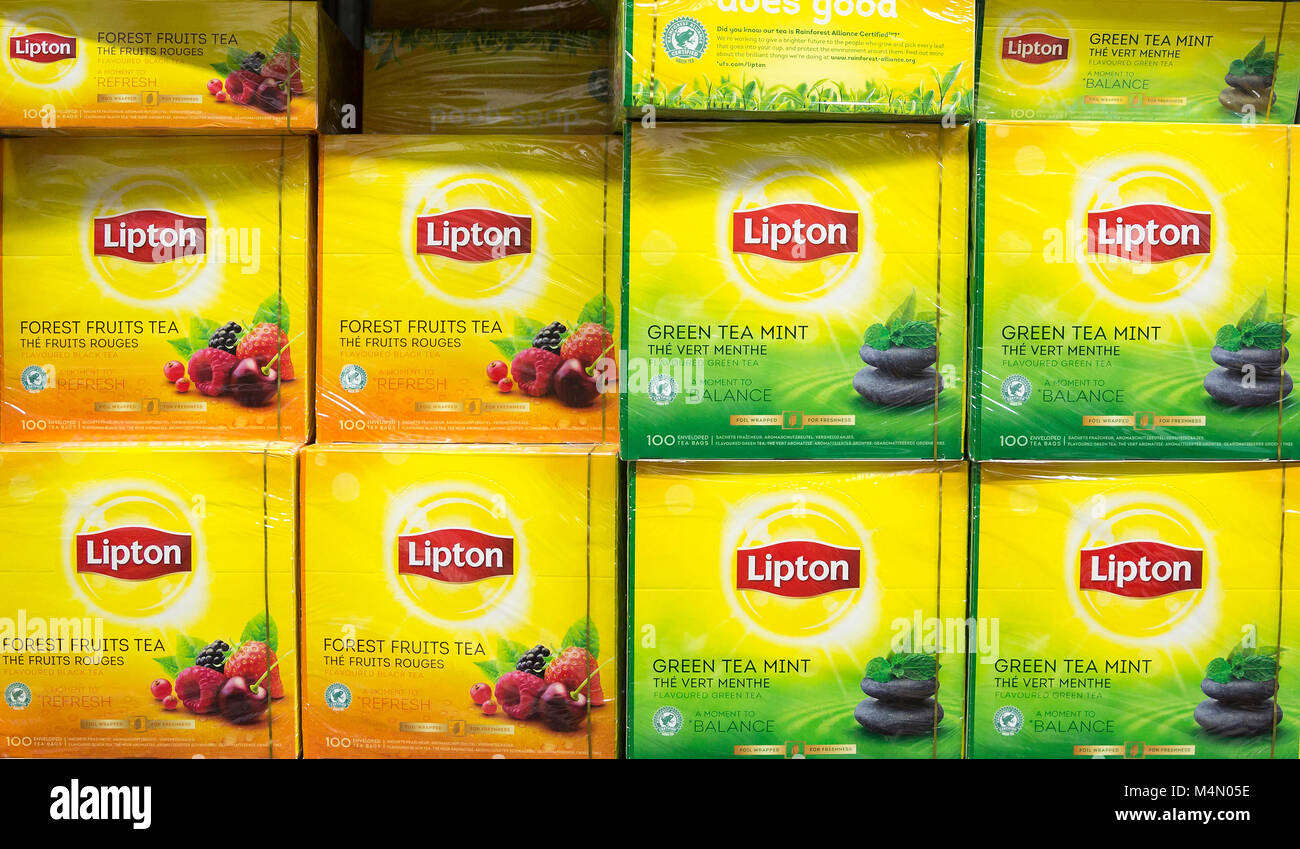 Lipton tee -Fotos und -Bildmaterial in hoher Auflösung – Alamy