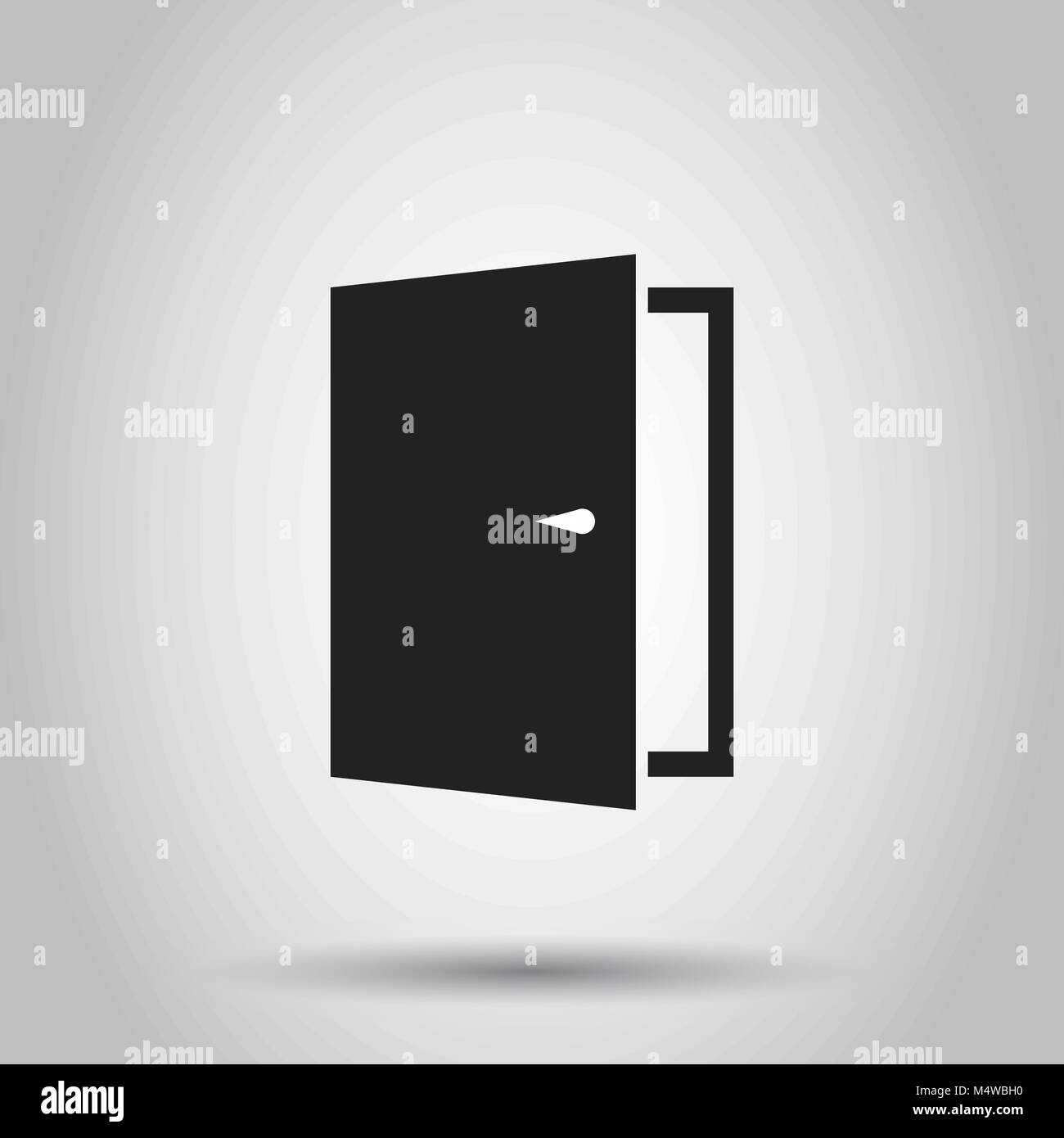 Tür Symbol. Vector Illustration auf isolierte Hintergrund. Das Konzept ...