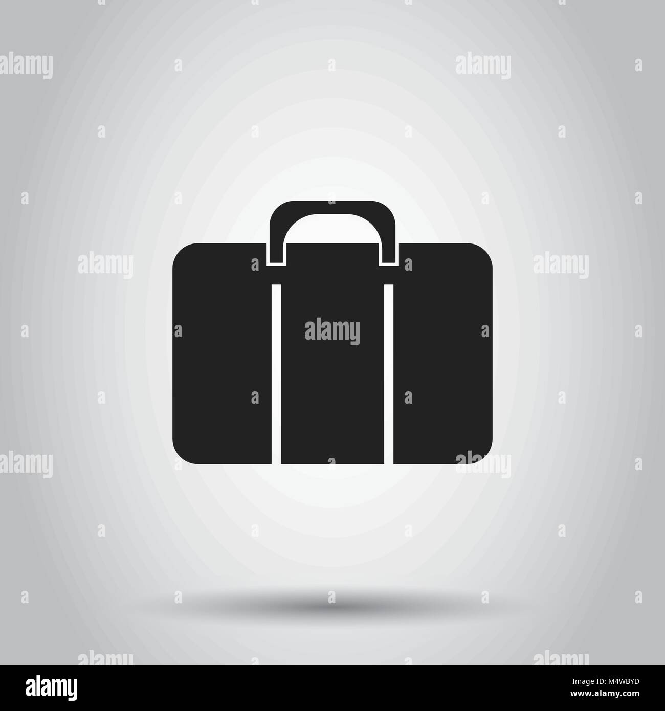 Koffer box Symbol. Vector Illustration auf isolierte Hintergrund ...