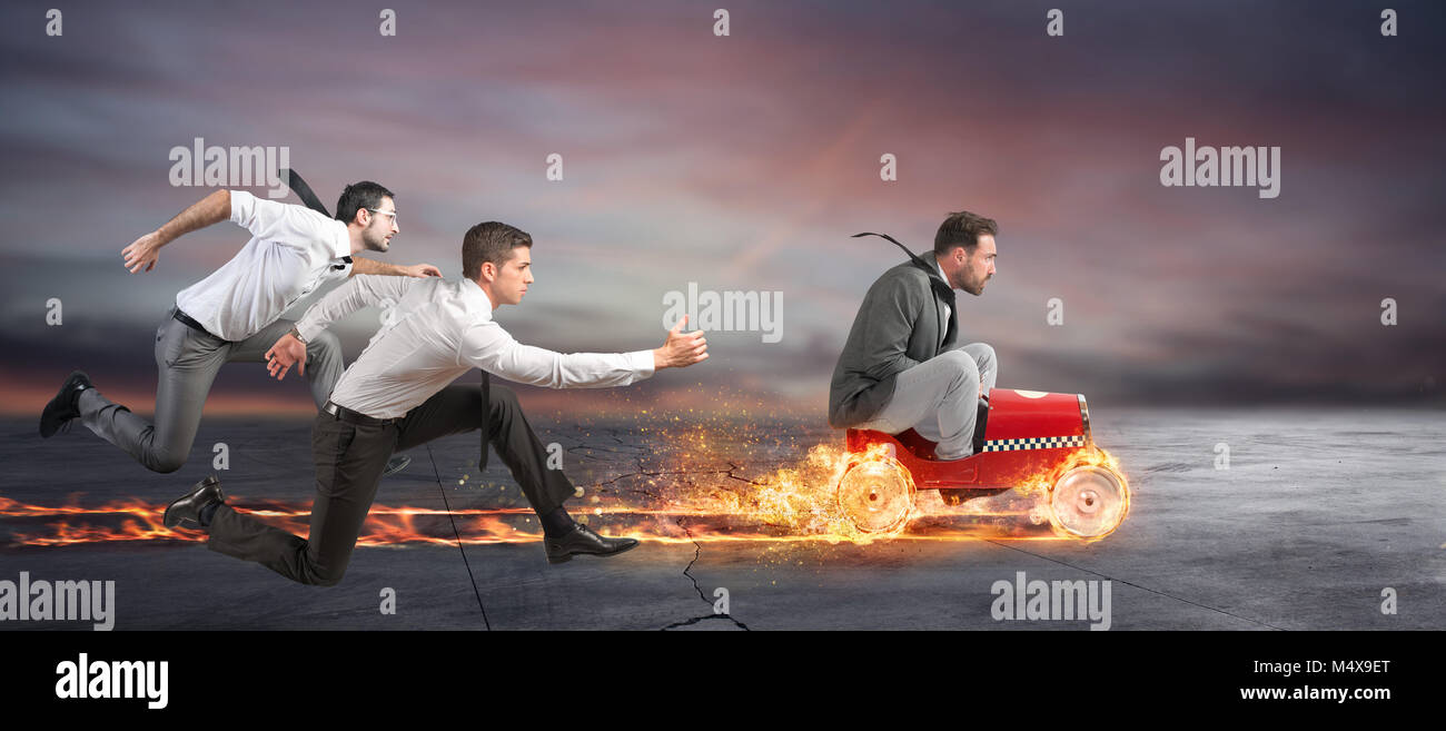 Wettbewerber Konkurrenten Stockfotos und -bilder Kaufen - Alamy