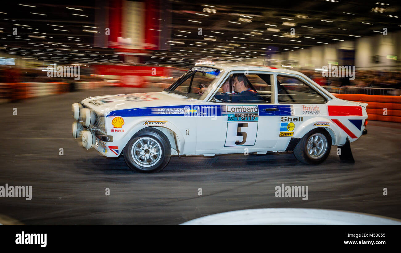 Ex Björn Waldegard Ford Escort MK 2 historischen Rally Car an der ...