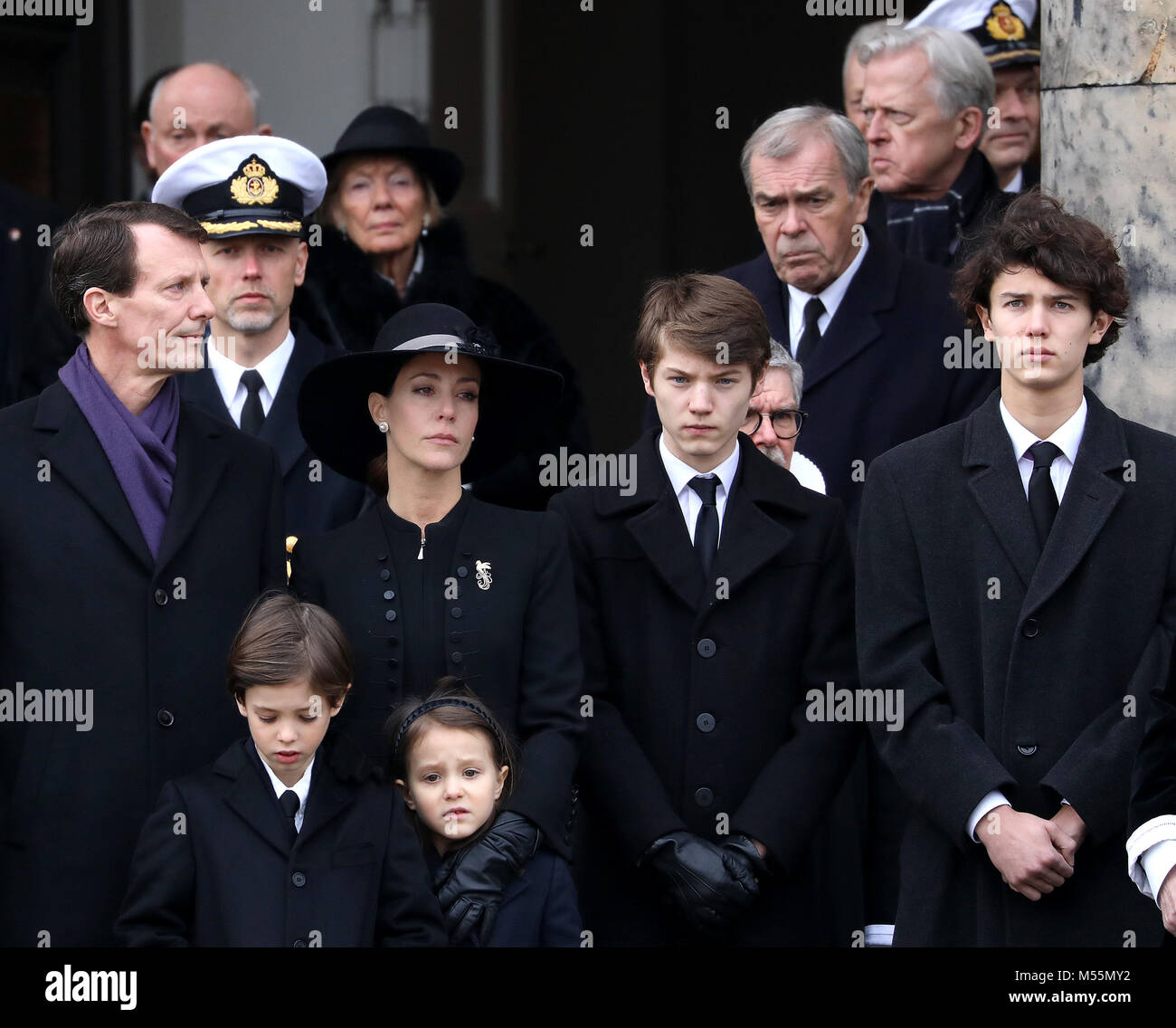 Kopenhagen, Dänemark. 20 Feb, 2018. Prinz Joachim und Prinzessin Marie ...