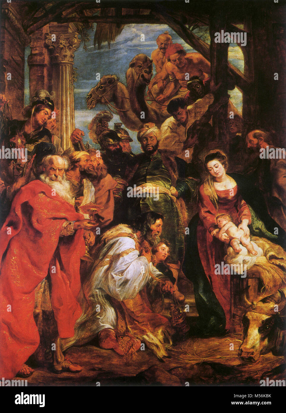 Szene mit der anbetung der magier -Fotos und -Bildmaterial in hoher Auflösung – Alamy