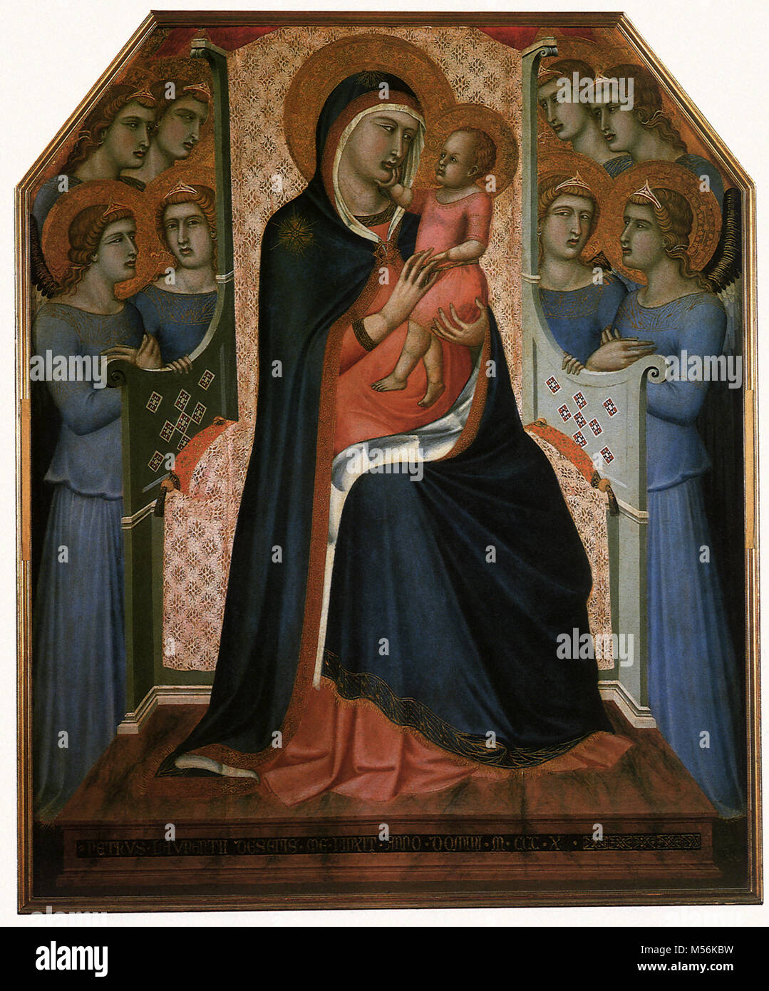 La vergine e il bambino con gli angeli -Fotos und -Bildmaterial in hoher Auflösung – Alamy