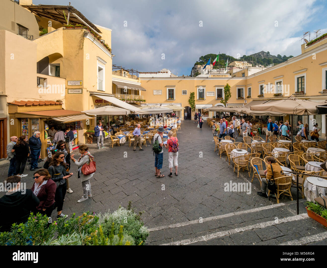 Umberto Square Capri Italy Stockfotos und -bilder Kaufen - Alamy