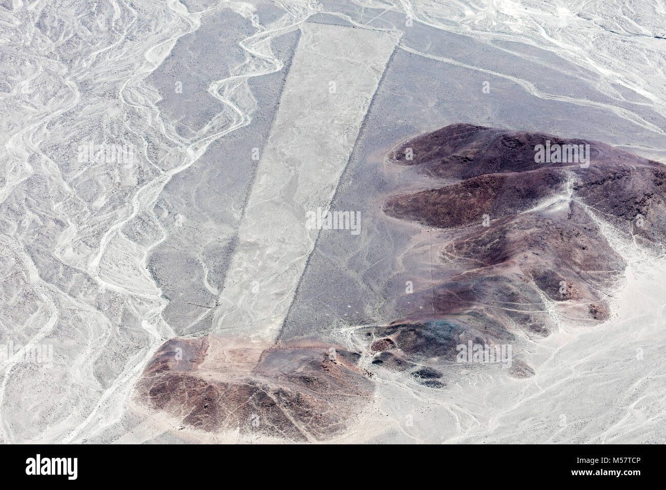 Nazca Linien aus dem Flugzeug Stockfotografie - Alamy