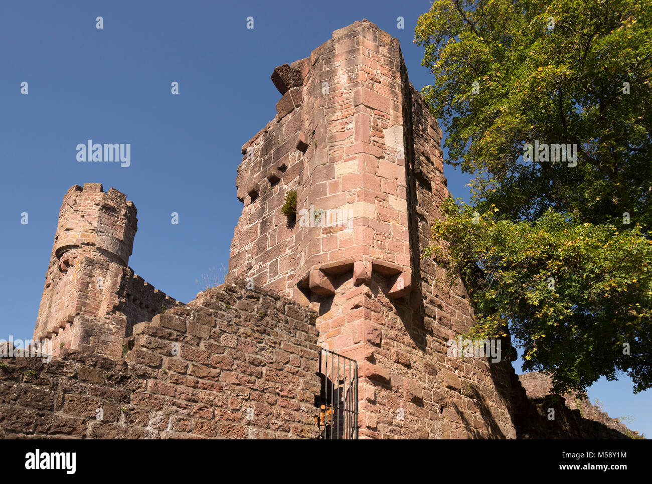 Bergfeste Dilsberg, Neckargemünd, Baden-Württemberg, Deutschland ...