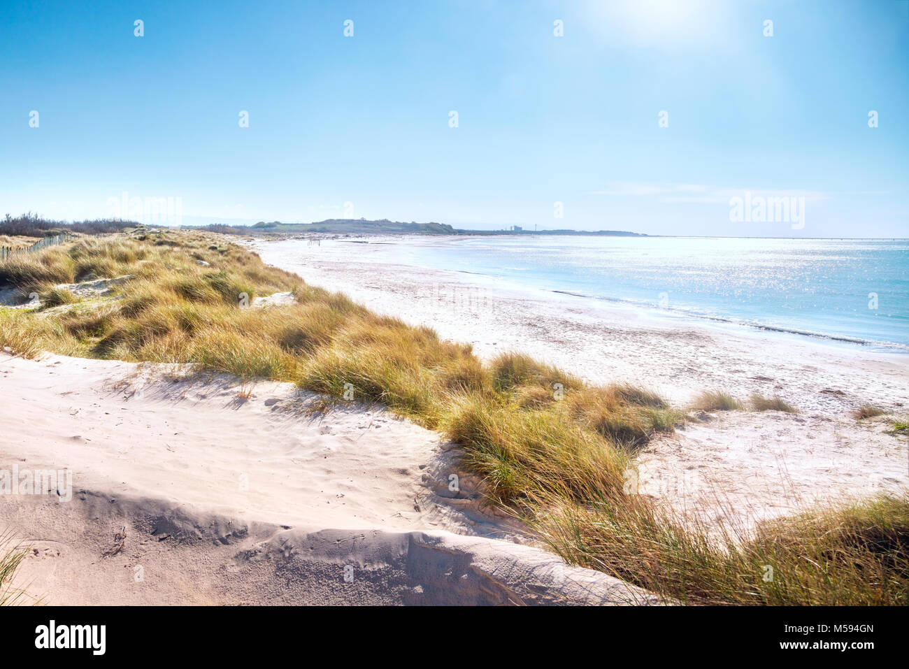 Rosignano Solvay Vada Castiglioncello, weißen Sand Strand und Küste ...