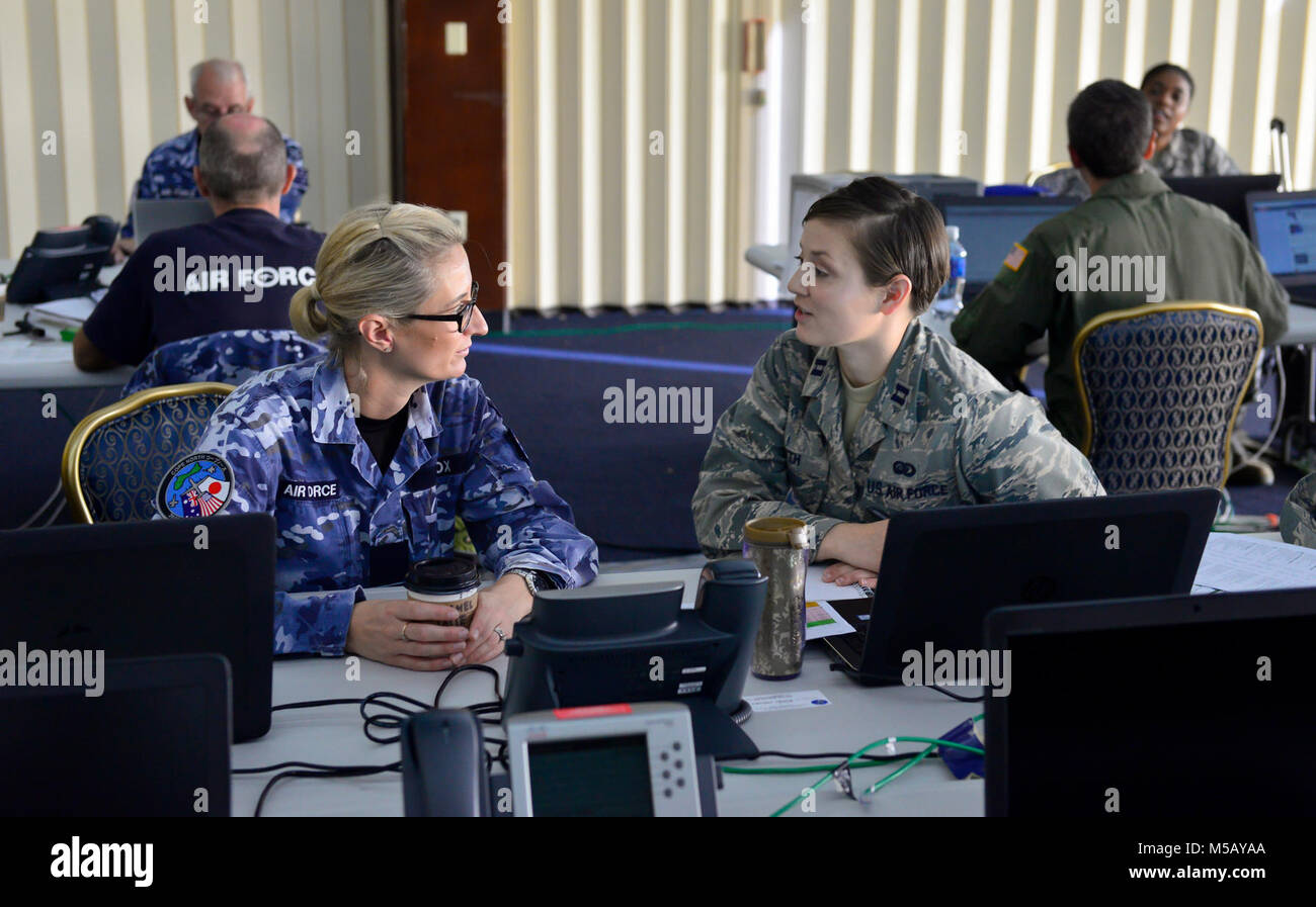 Us Air Force (USAF) Kapitän Jennifer Smith, COPE NORTH 2018 Protokoll ...