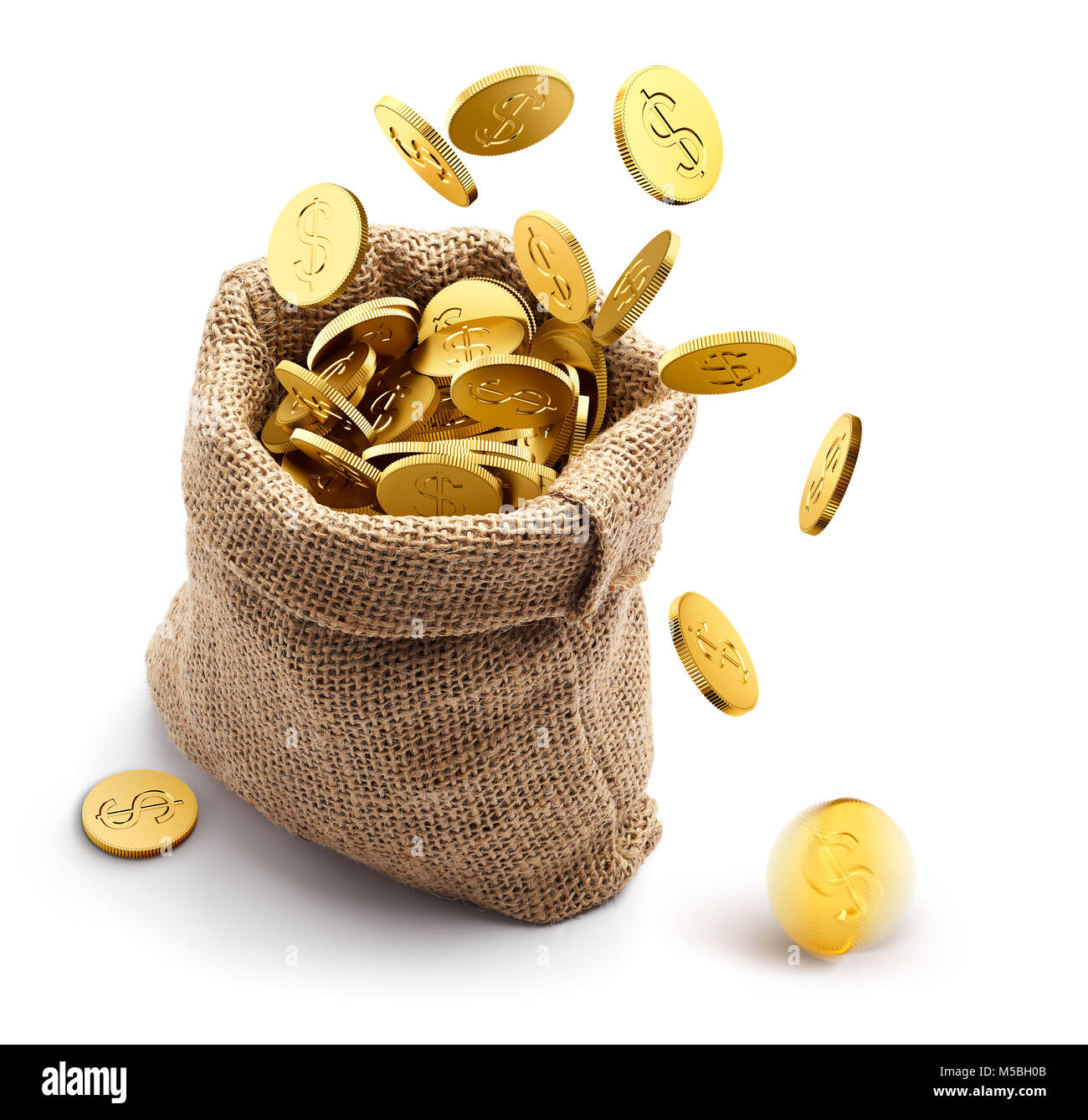 Background money bag sack bag coins -Fotos und -Bildmaterial in hoher ...
