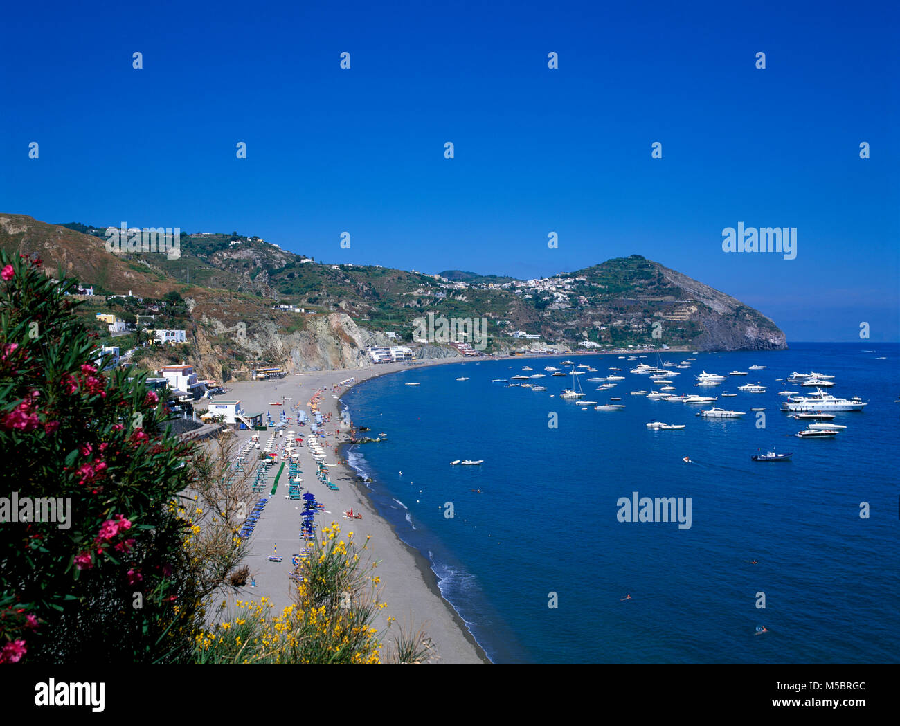 Sant Angelo, Spiaggia di Grado, Insel Ischia, Italien, Europa ...