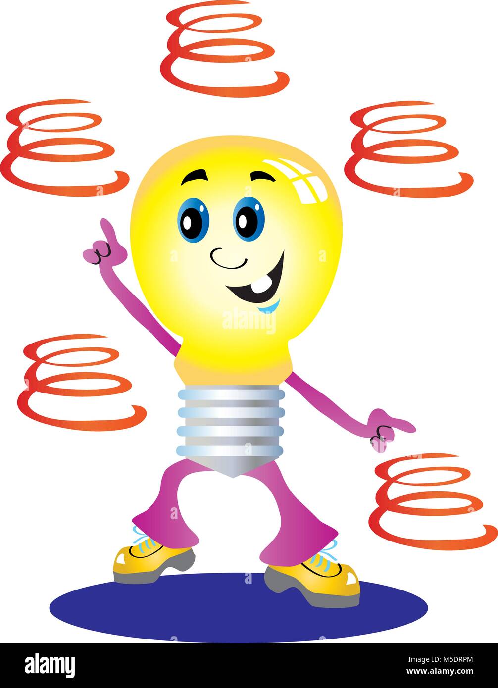 Happy light bulb cartoon Stock-Vektorgrafiken kaufen - Seite 2 - Alamy