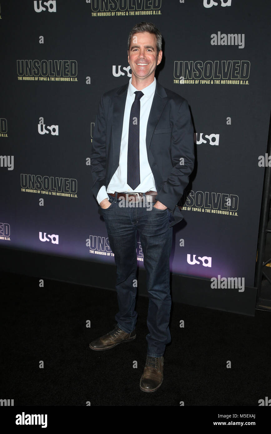 HOLLYWOOD, CA - 22. Februar: Kyle Lange, bei der Premiere von USA ...