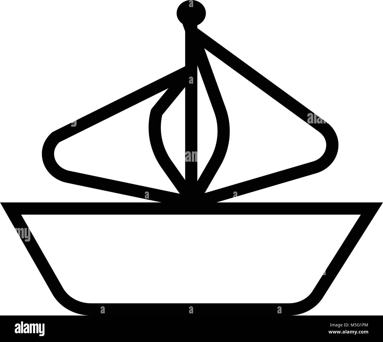 Schiff Symbol. Überblick und gefüllte Vektor Zeichen, lineare und ...