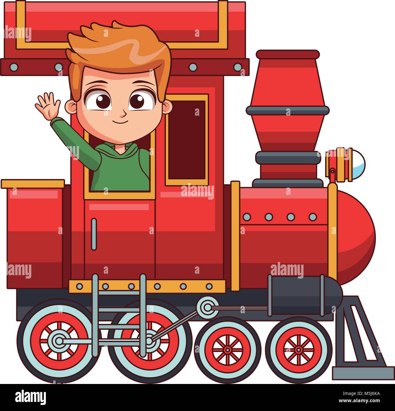 Cartoon train Stock-Vektorgrafiken kaufen - Alamy