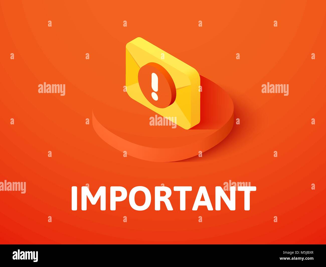 Wichtiges symbol Stock-Vektorgrafiken kaufen - Alamy