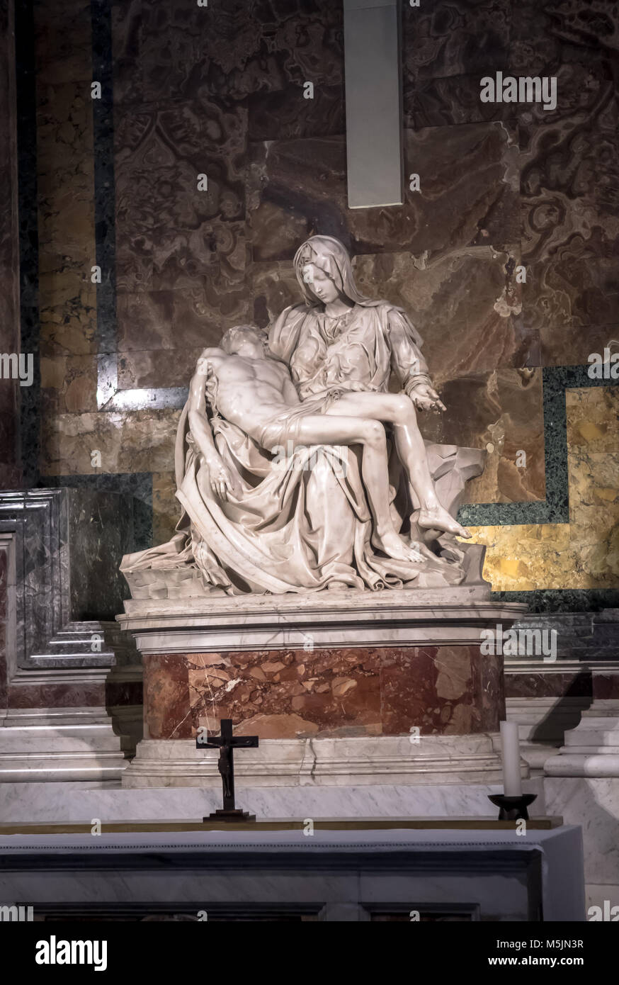 Rom, Italien, 15. Februar 2018: Die berühmten Renaissance Skulptur "La ...