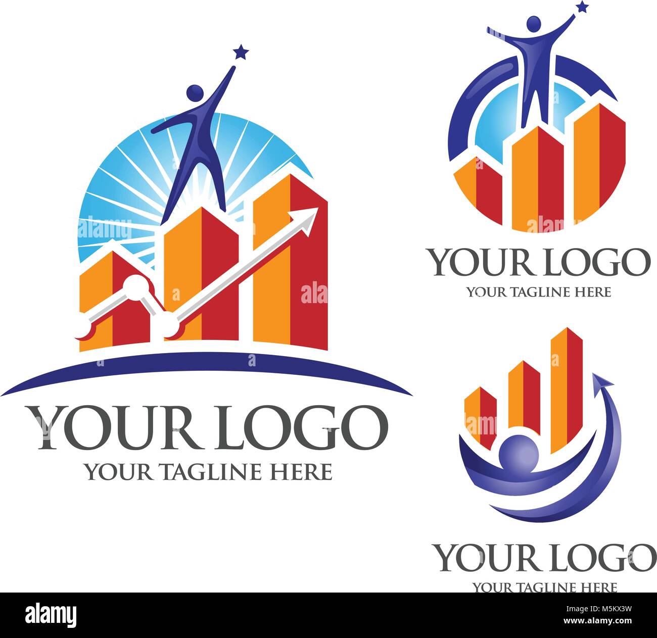 Erfolg marketing Logo Stock-Vektorgrafik - Alamy