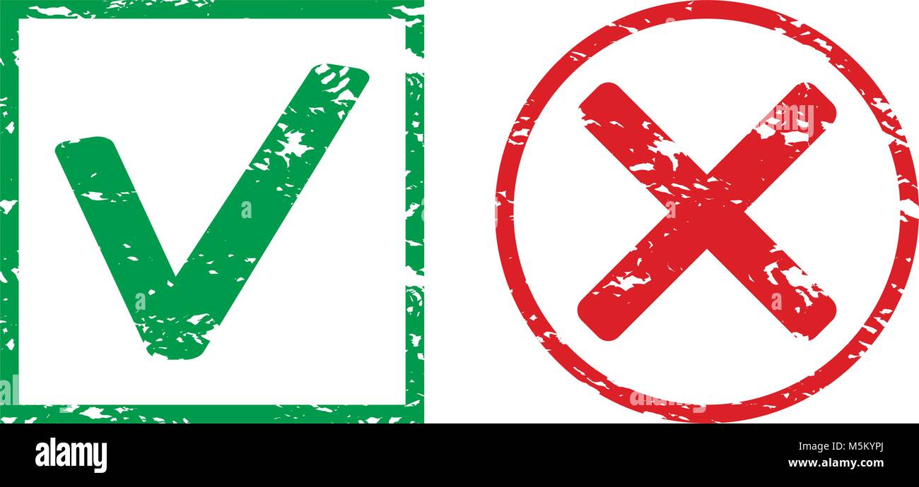 Design check Stempel. Niedergang und genehmigten Symbol Mark Stamp ...