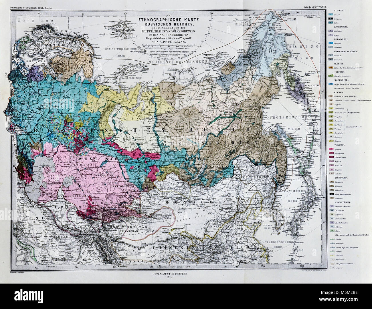 Ethnographische karte -Fotos und -Bildmaterial in hoher Auflösung – Alamy