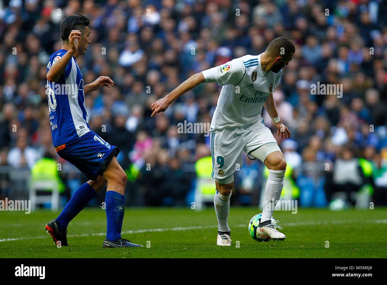 Fußballspiel zwischen Real Madrid und Alaves der 2017/20178 Spanische ...