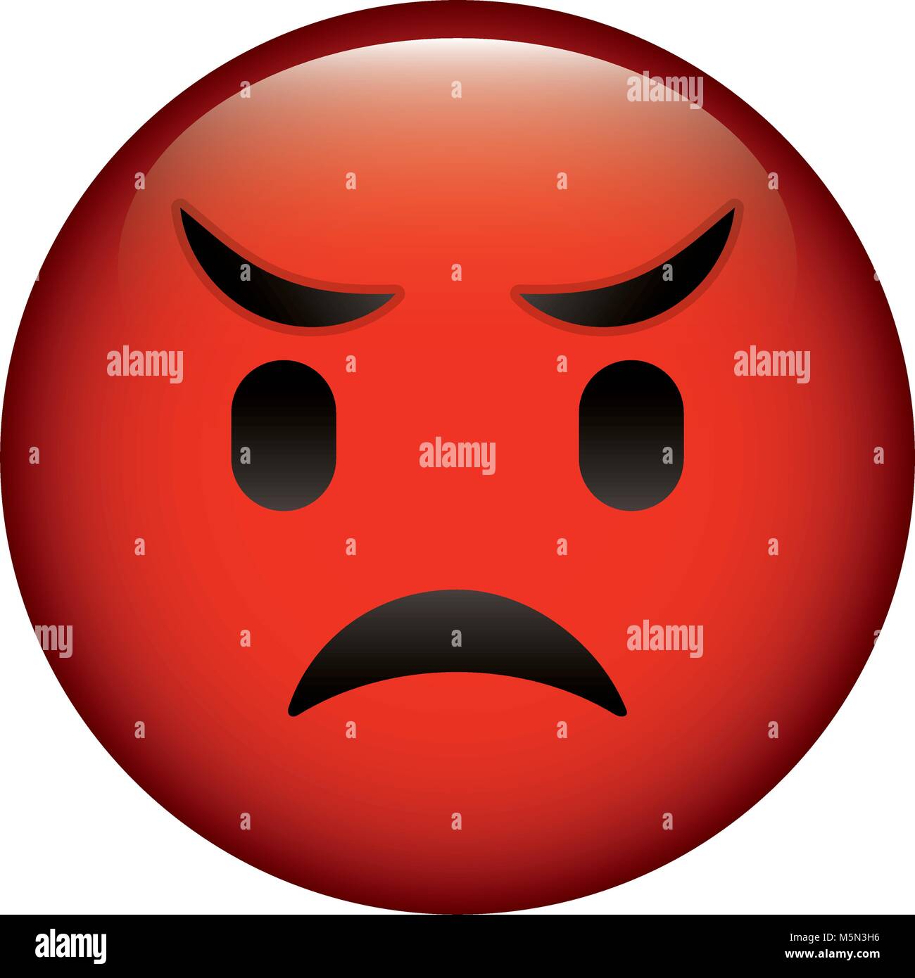 Red Smiley Face Smile Circle Stock-Vektorgrafiken kaufen - Alamy