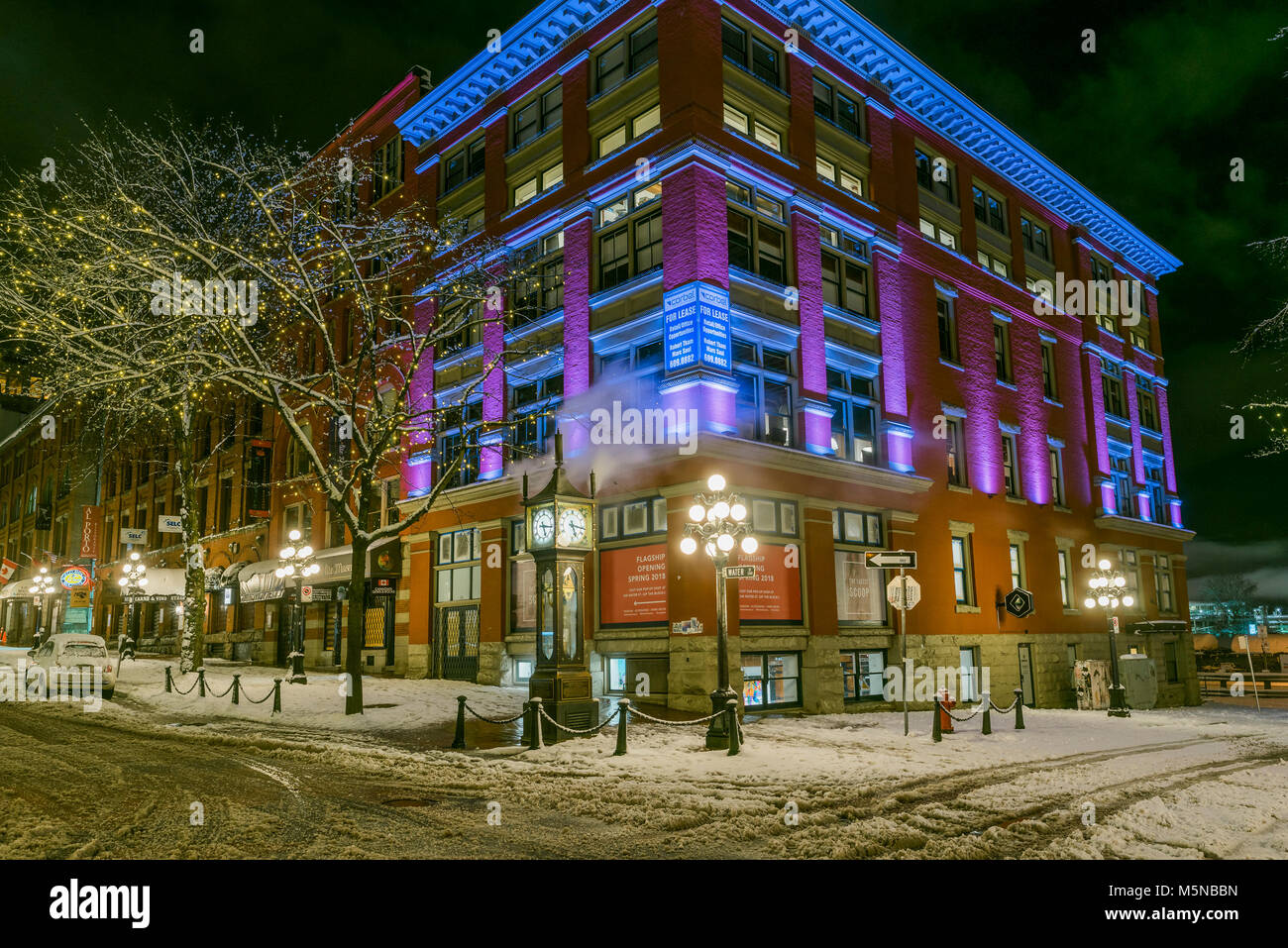 Canada Vancouver Gastown Street Scene Stockfotos & Canada Vancouver ...