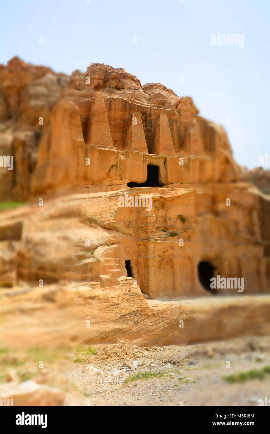 Gelbe Obelisk Grab Bab el-siq Triclinium äußeren Siq Schlucht zum ...