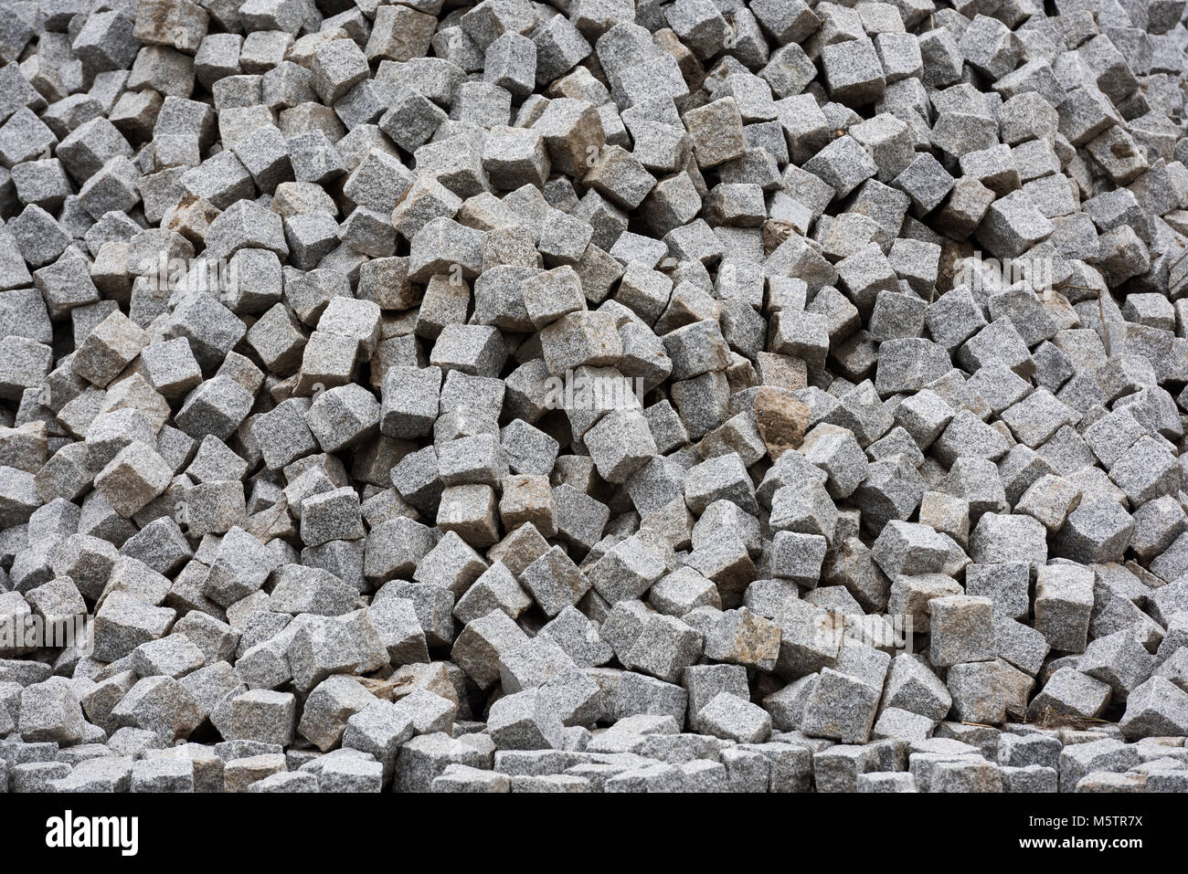 Baumaterialien; Pflaster und Pflastersteine Stockfotografie - Alamy